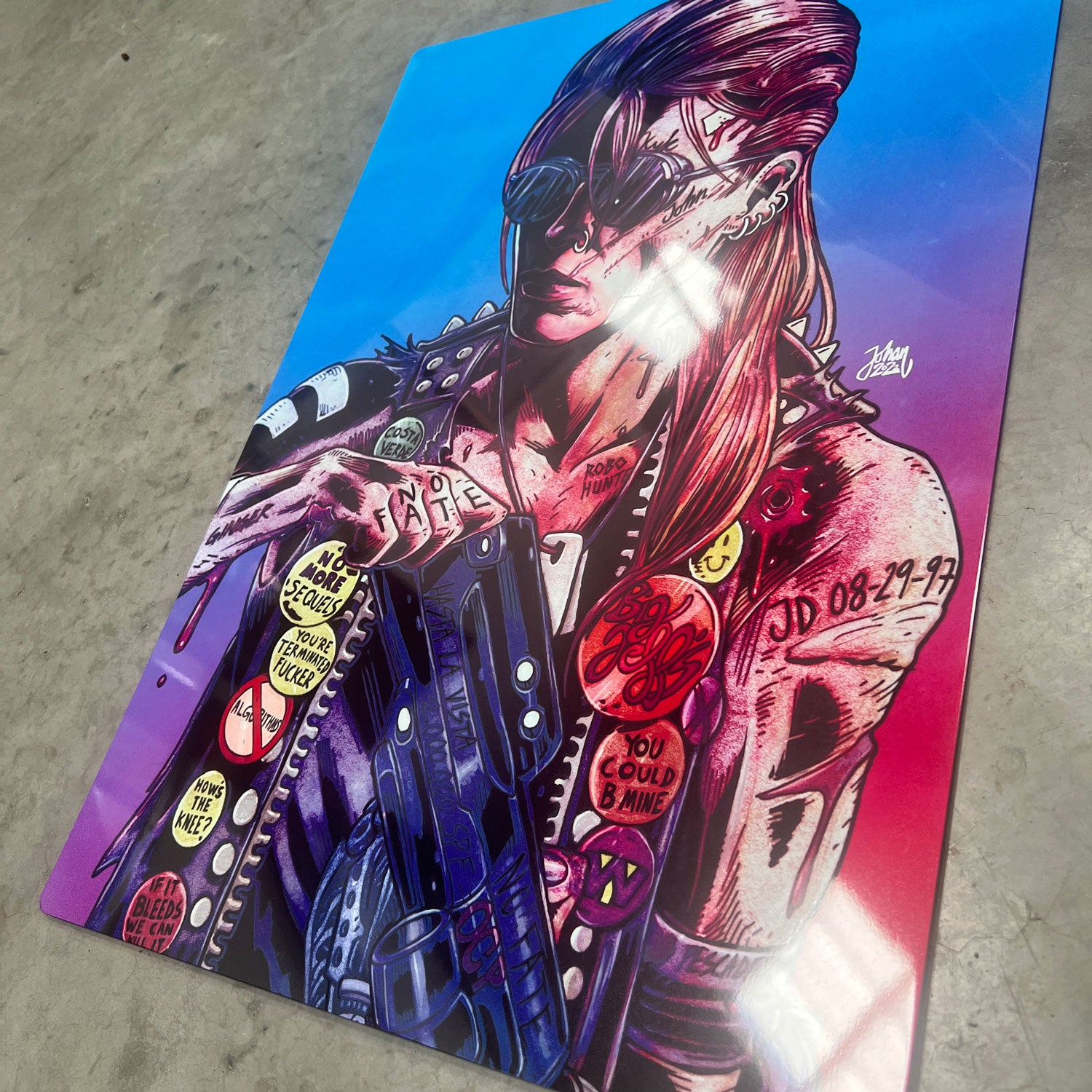 Sarah Connor Terminator Artwork