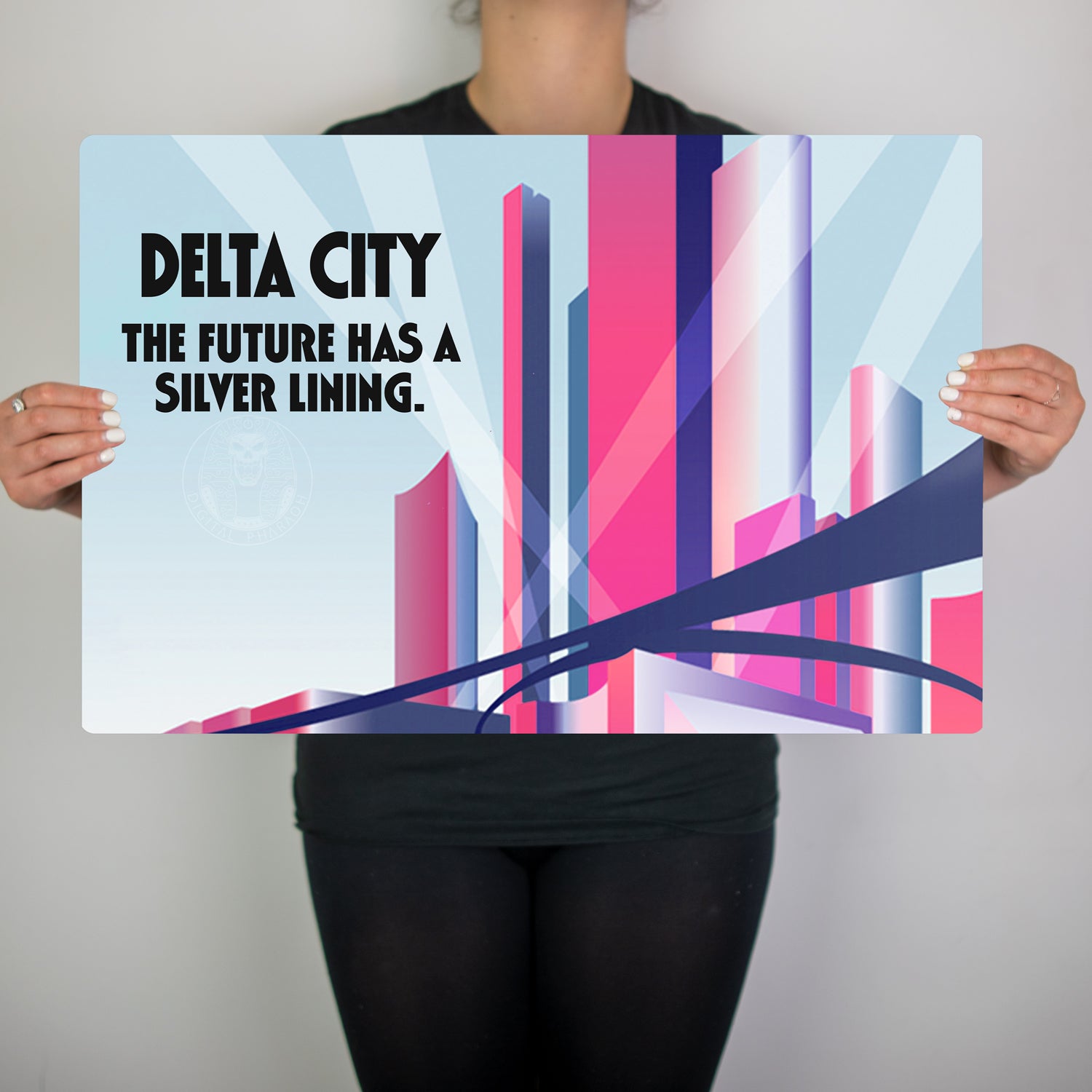 Delta City Robocop Metal Movie Poster