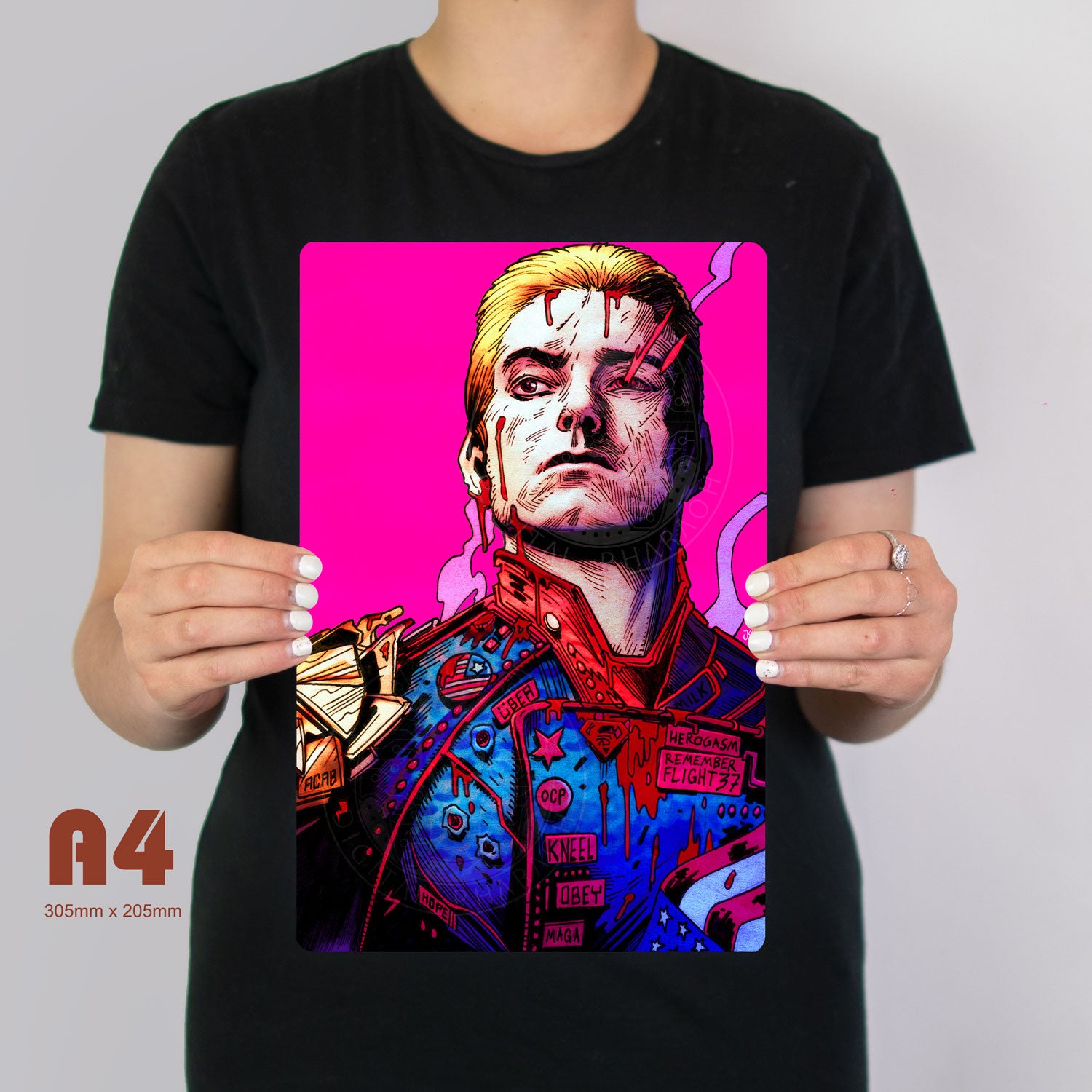 The Boys Homelander Metal Poster