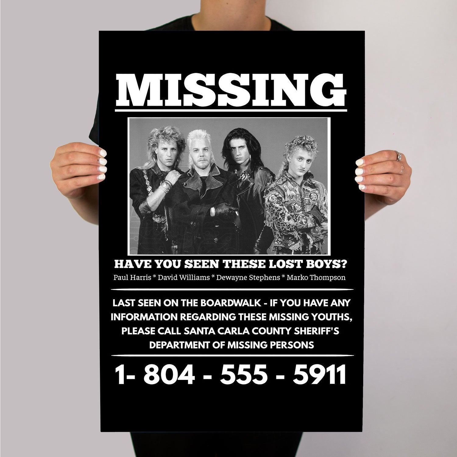 The Lost Boys Missing Poster