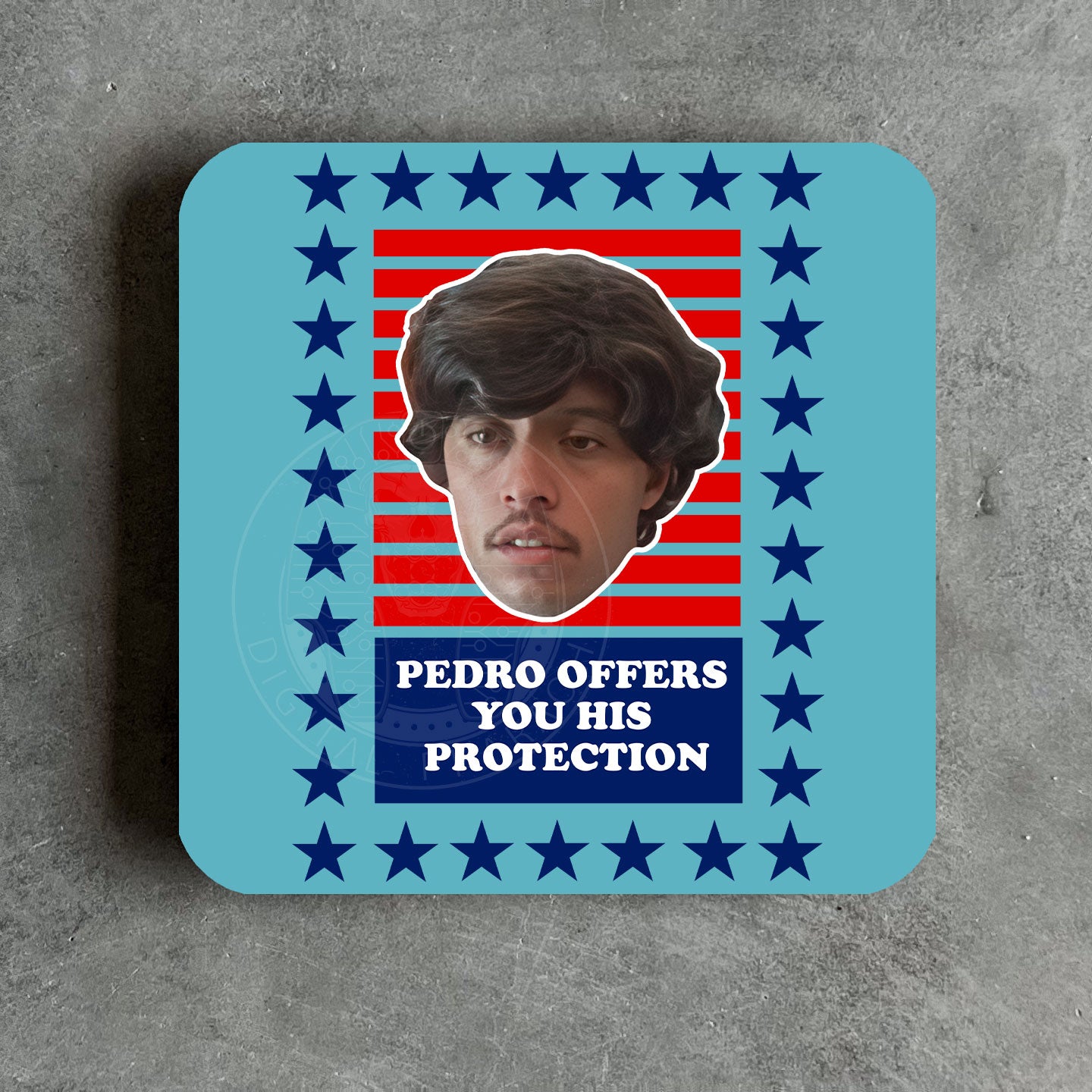 Napoleon Dynamite Pedro Offers You His Protection Coaster