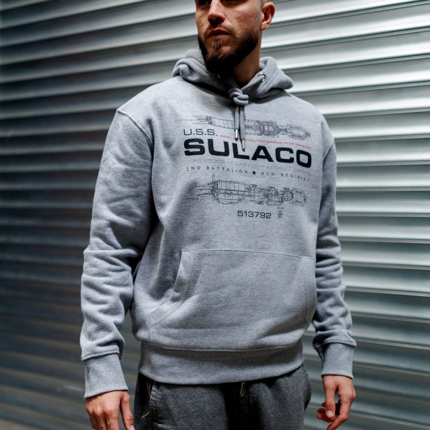 Aliens Sulaco Crew Member Hoodie