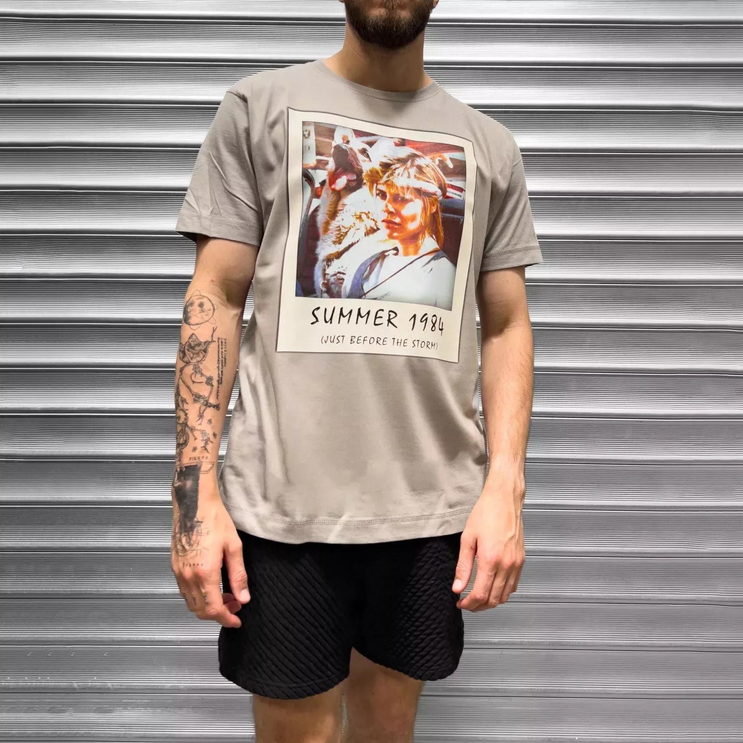Sarah Connor Terminator Polaroid T Shirt Mens