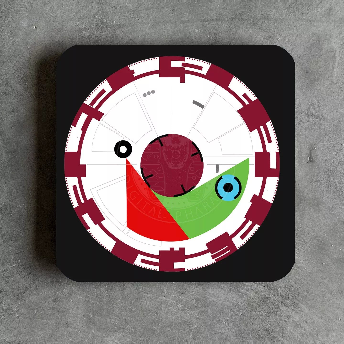 Star Wars Inspired Death Star Graphic Drinks Coaster