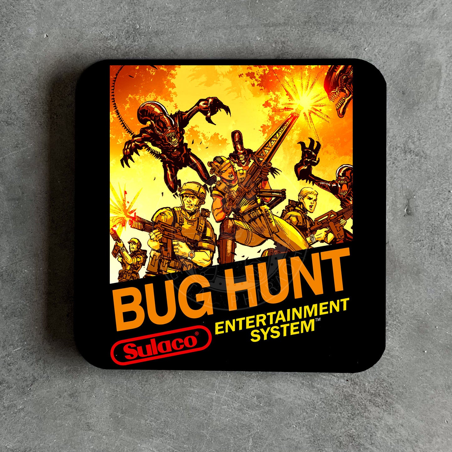 Aliens BUG HUNT Drinks Coaster