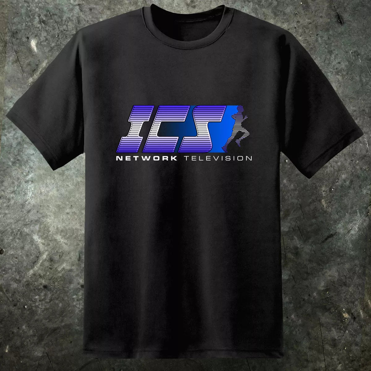 The Running Man ICS Network Television Mens T Shirt