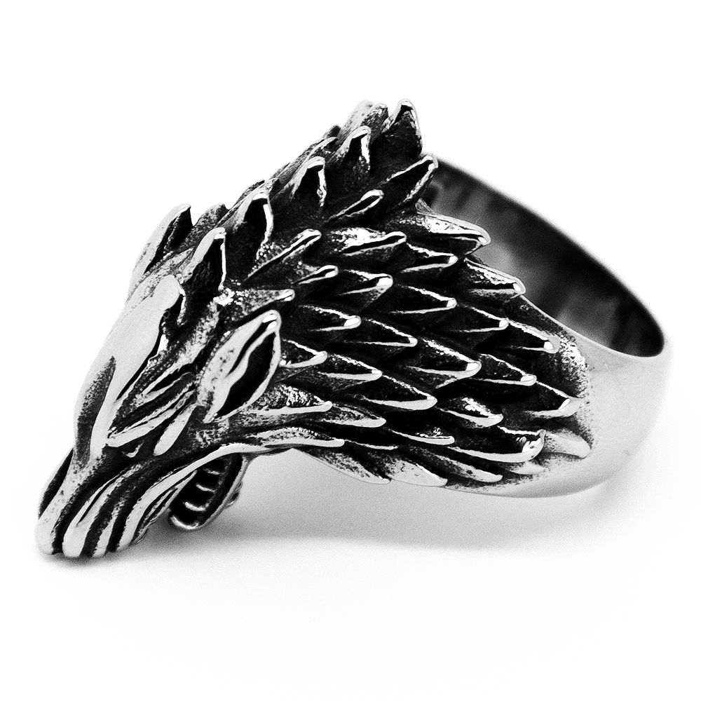 House Of Stark Dire Wolf Ring