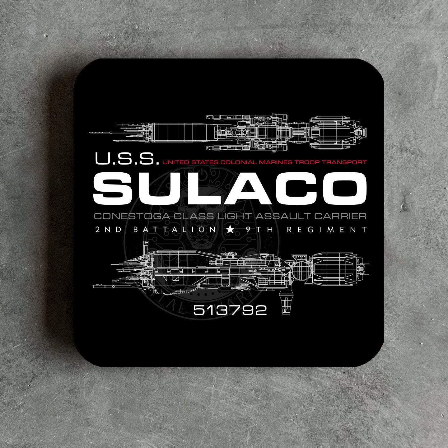 Aliens USS Sulaco Coaster